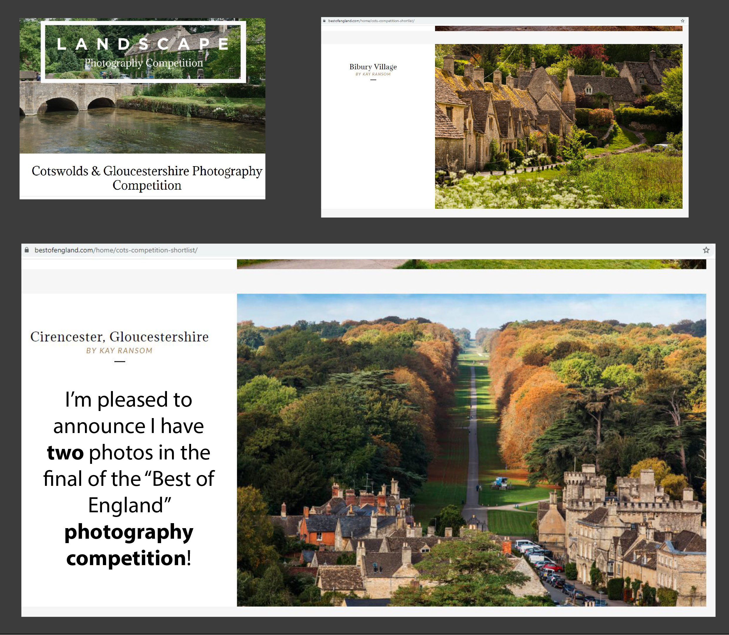 Testimonials & Awards - Kay Ransom Photography